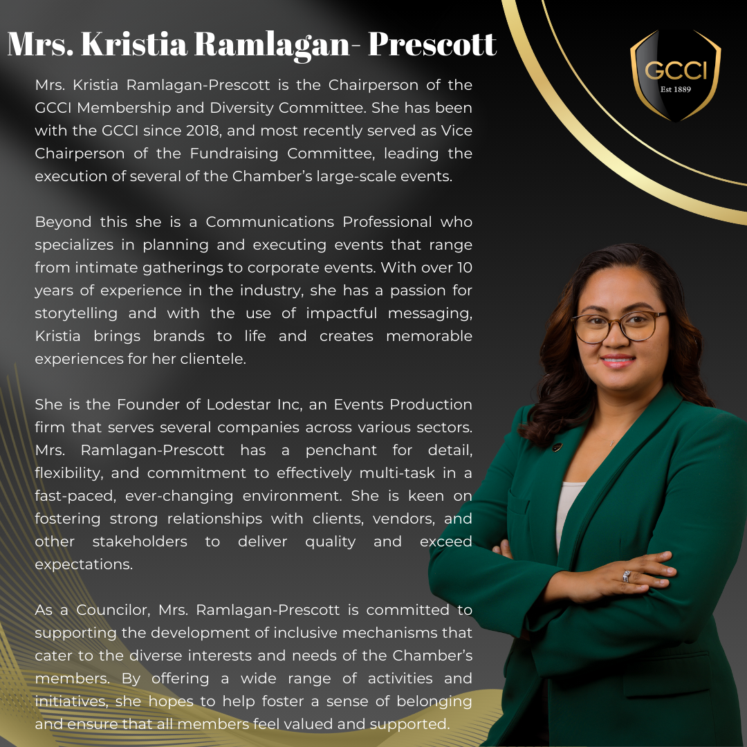 Kristia Ramlogan – Georgetown Chamber of Commerce & Industry